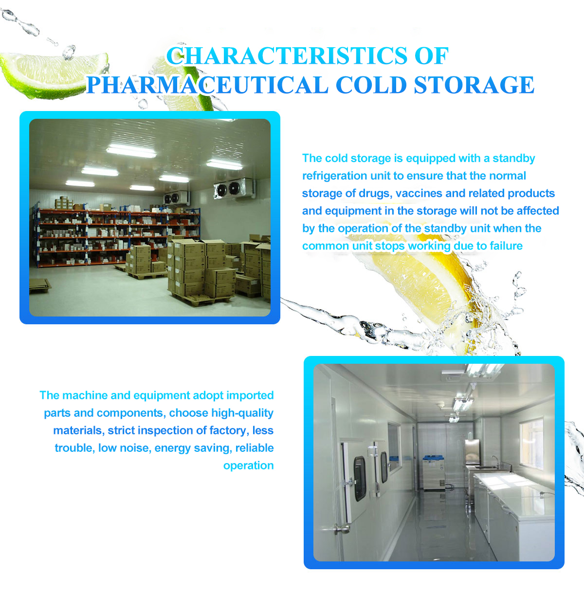 Medical Cold Storage Project show - Professional Freezer Room,Cold Room ...