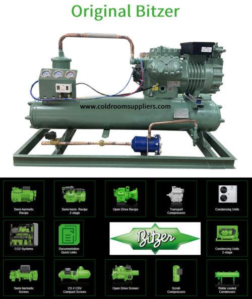 Bitzer Screw Compressors Semi-hermetic For Standard refrigerants series ...